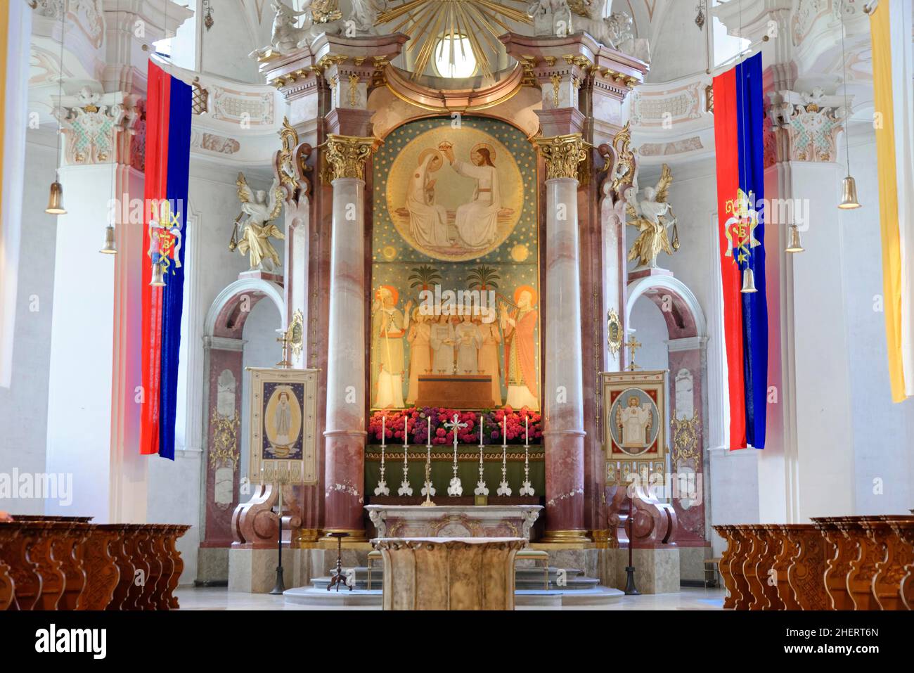 Benedictine archabbey beuron abbey monastery hi-res stock photography ...