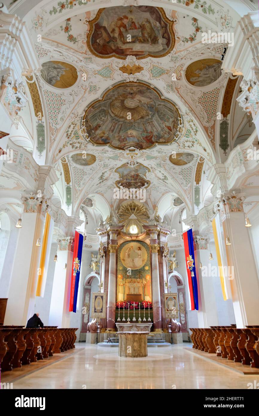 Benedictine archabbey beuron abbey monastery hi-res stock photography ...