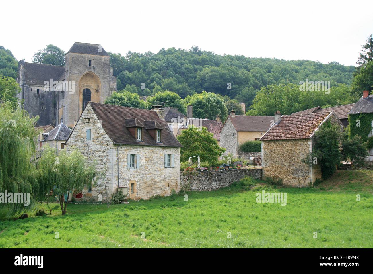 village (saint-amand de coly) in france Stock Photo - Alamy