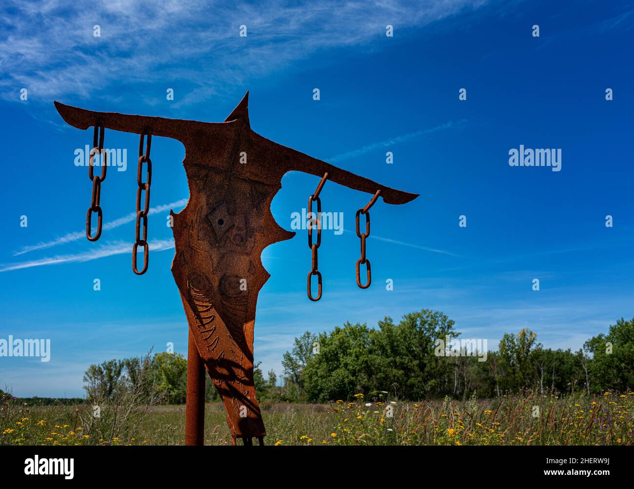 Rusty scarecrow hi-res stock photography and images - Alamy