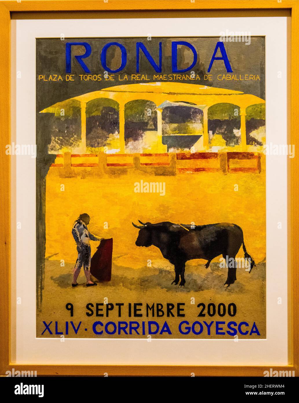 Museo Taurino in the Bull Camfparena, Plaza de Toros, Ronda, one of the ...