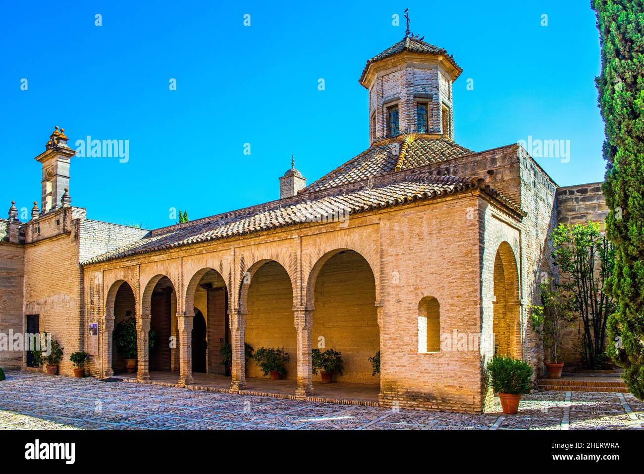 Moorish Mosque in the Alcazar, Jerez, Jerez, Andalusia, Spain Stock ...