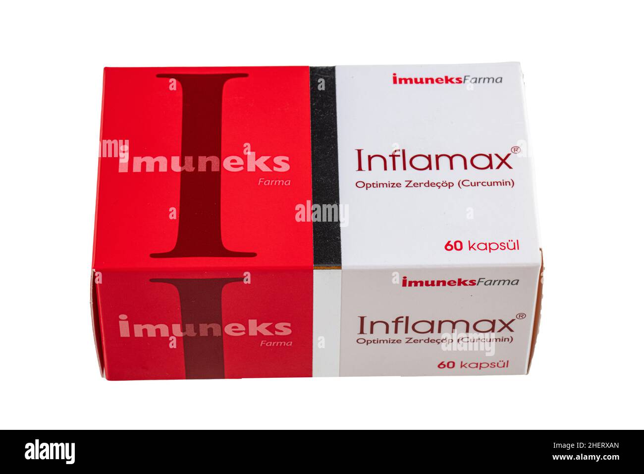 Istanbul, Turkey - December 12, 2022; Imuneks inflamax curcumin tablet ...