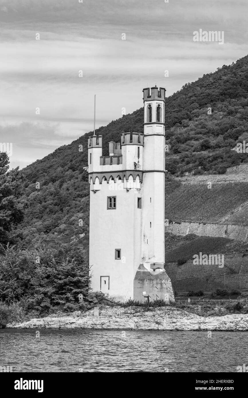 Germany rhine valley Black and White Stock Photos & Images - Alamy