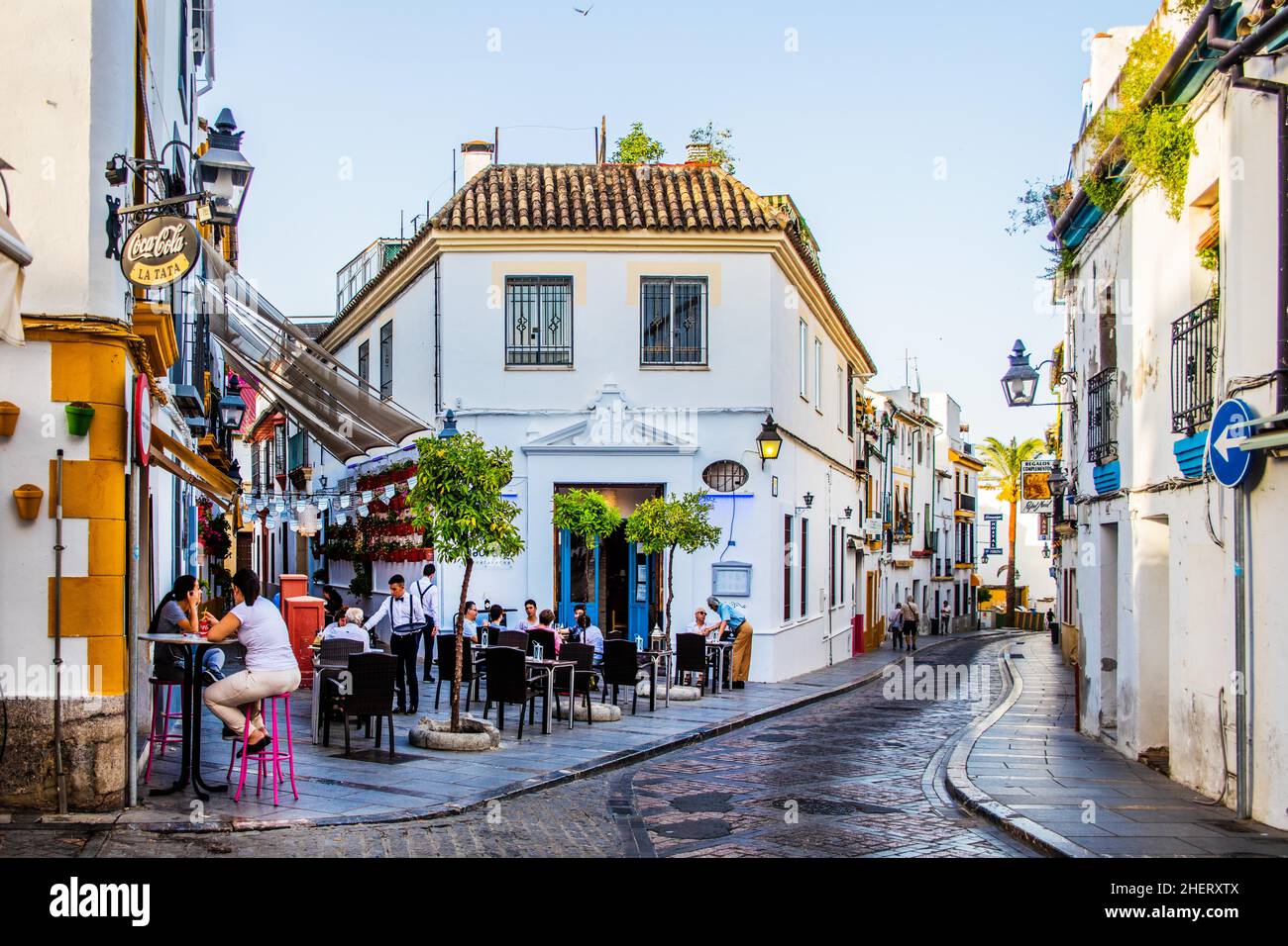 Old Town alleys of Cordoba, Cordoba, Andalusia, Spain Stock Photo - Alamy