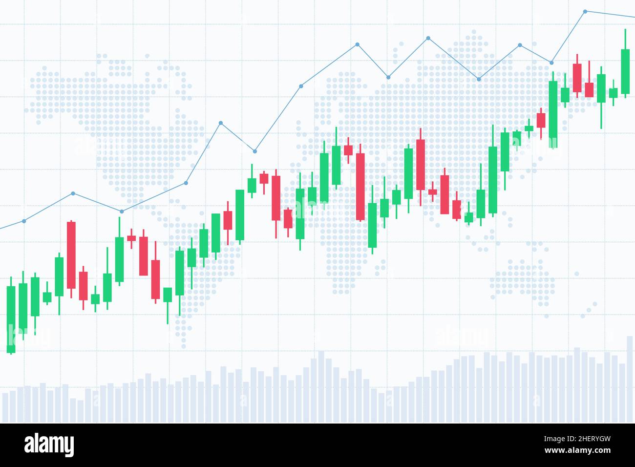 Candlestick chart investing conceptual hi-res stock photography and ...