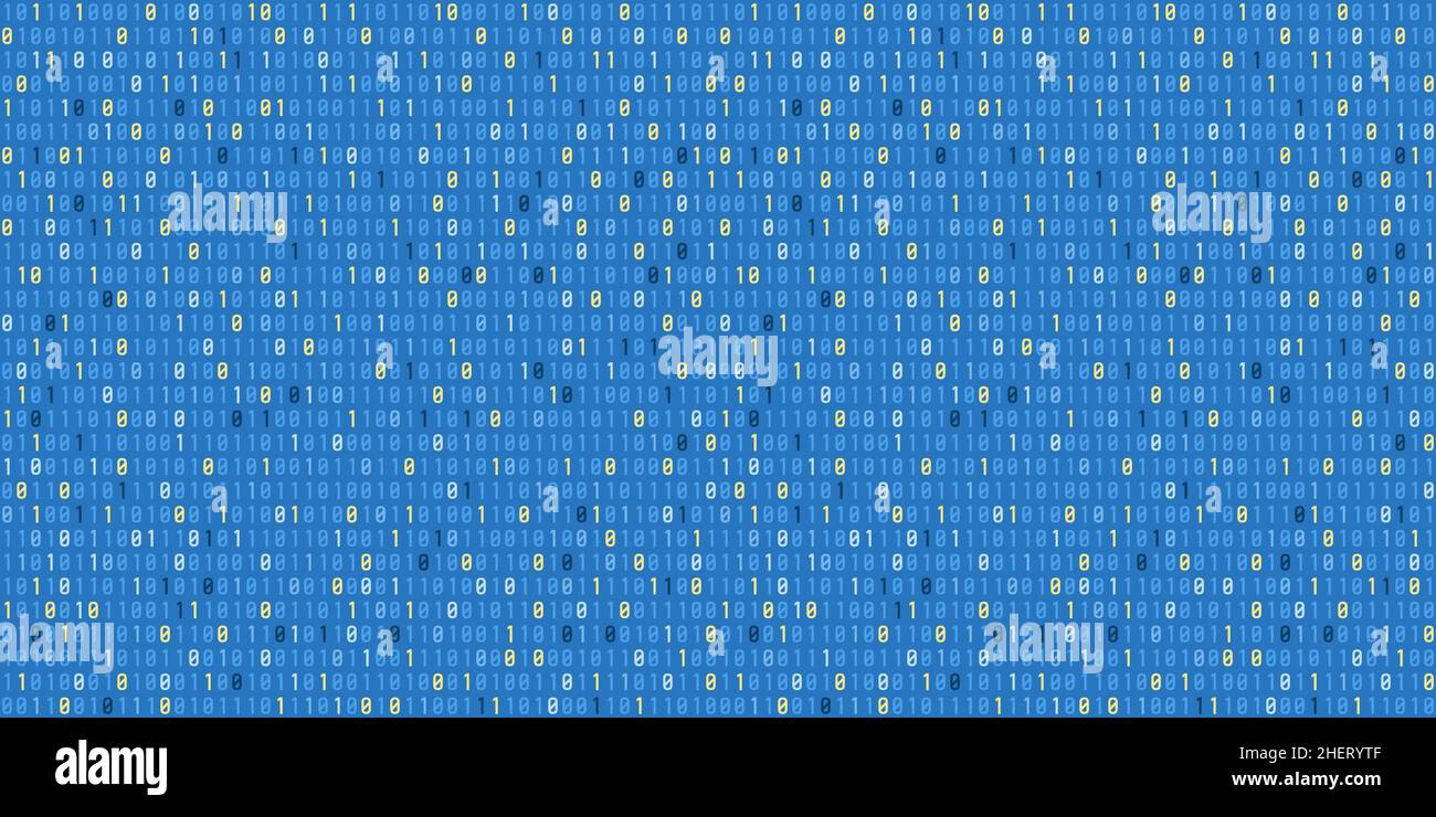 Binary Code Seamless Vector Texture Abstract Blue Binary Background Stock Vector Image And Art