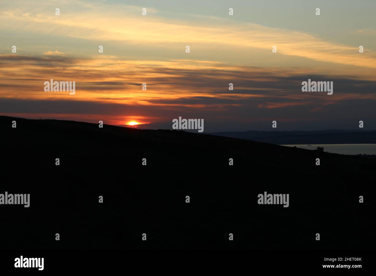 Arthurs seat at night hi-res stock photography and images - Alamy