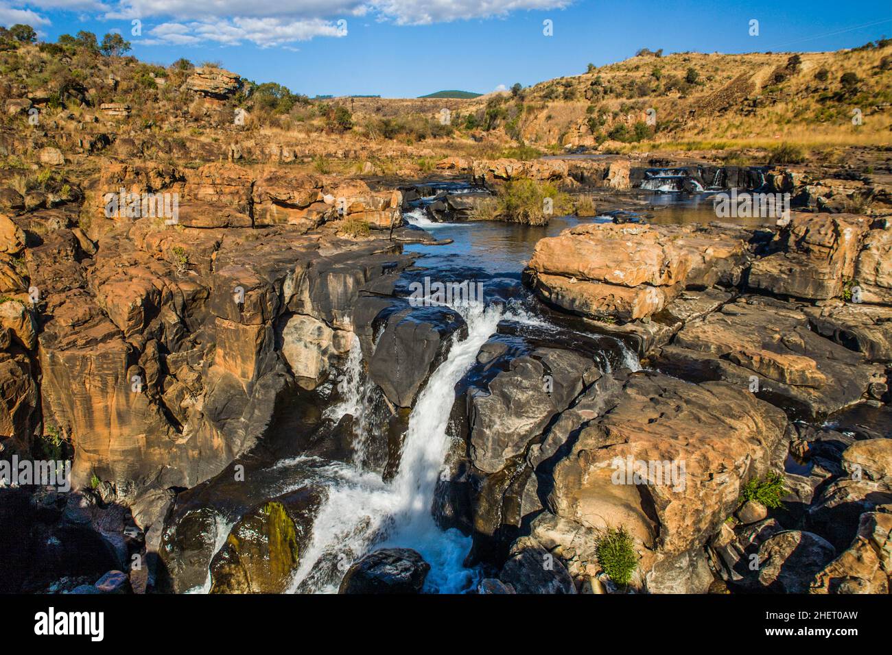Waterfall at the Blyde River Canyon, one of the most beautiful ...