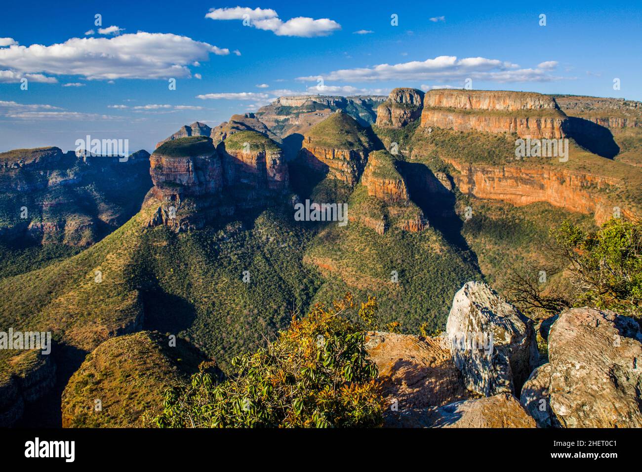 Three Rondavels, three rock formations at the Blyde River Canyon, one ...