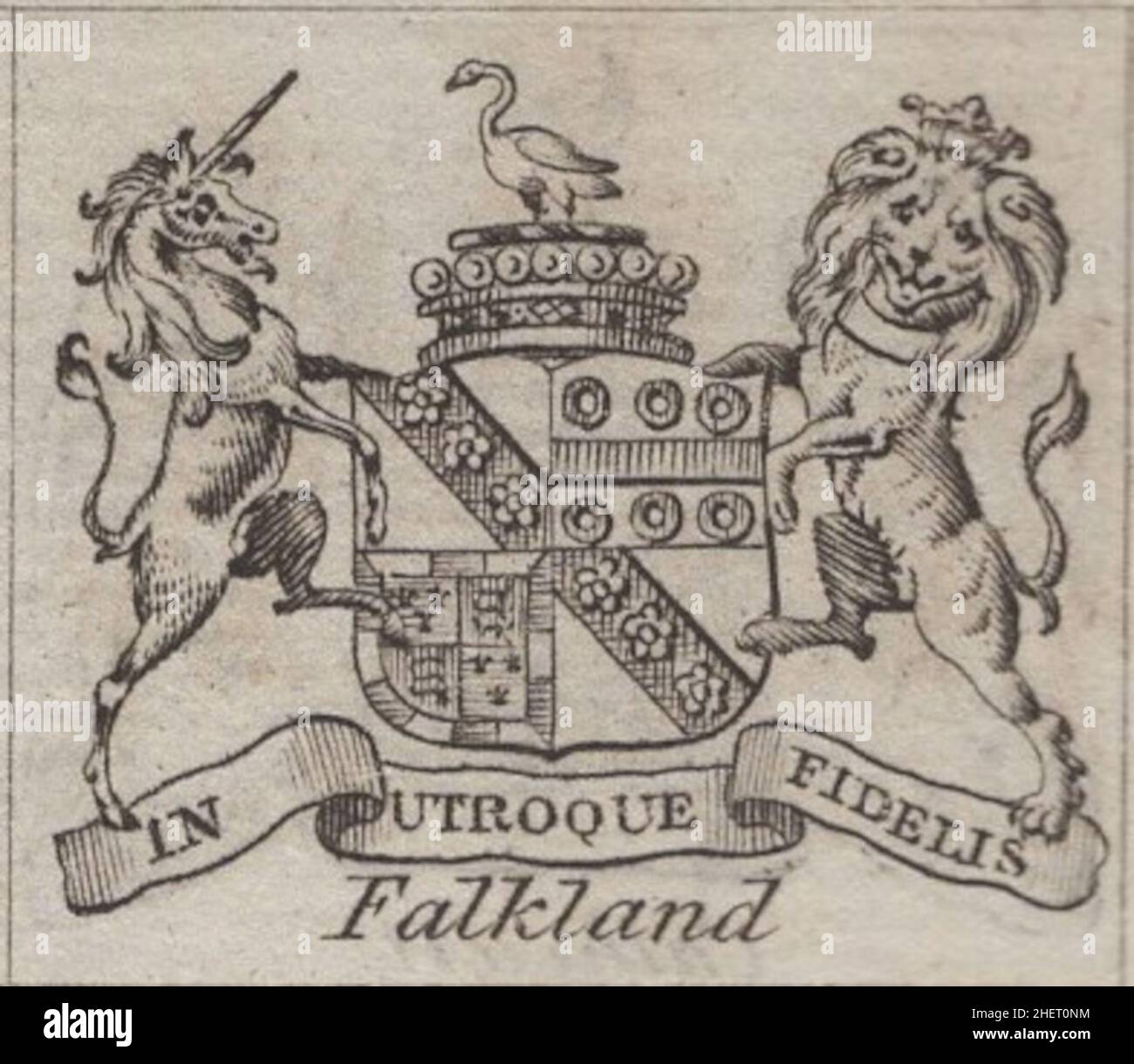 Historical antique 18th century engraving heraldy coat of arms, crest ...