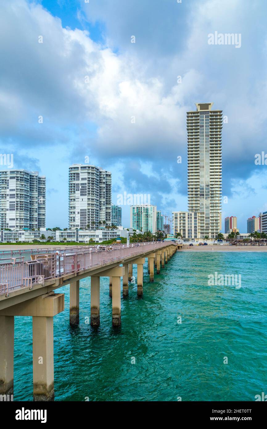 Sunny isles beach florida shoreline hi-res stock photography and images ...