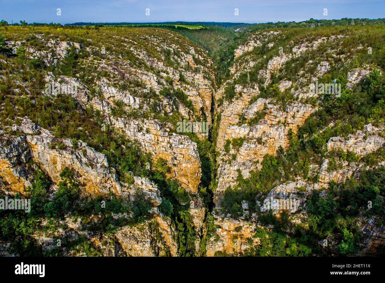 Storms River Gorge, Tsitsikamma National Park, South Africa Stock Photo ...