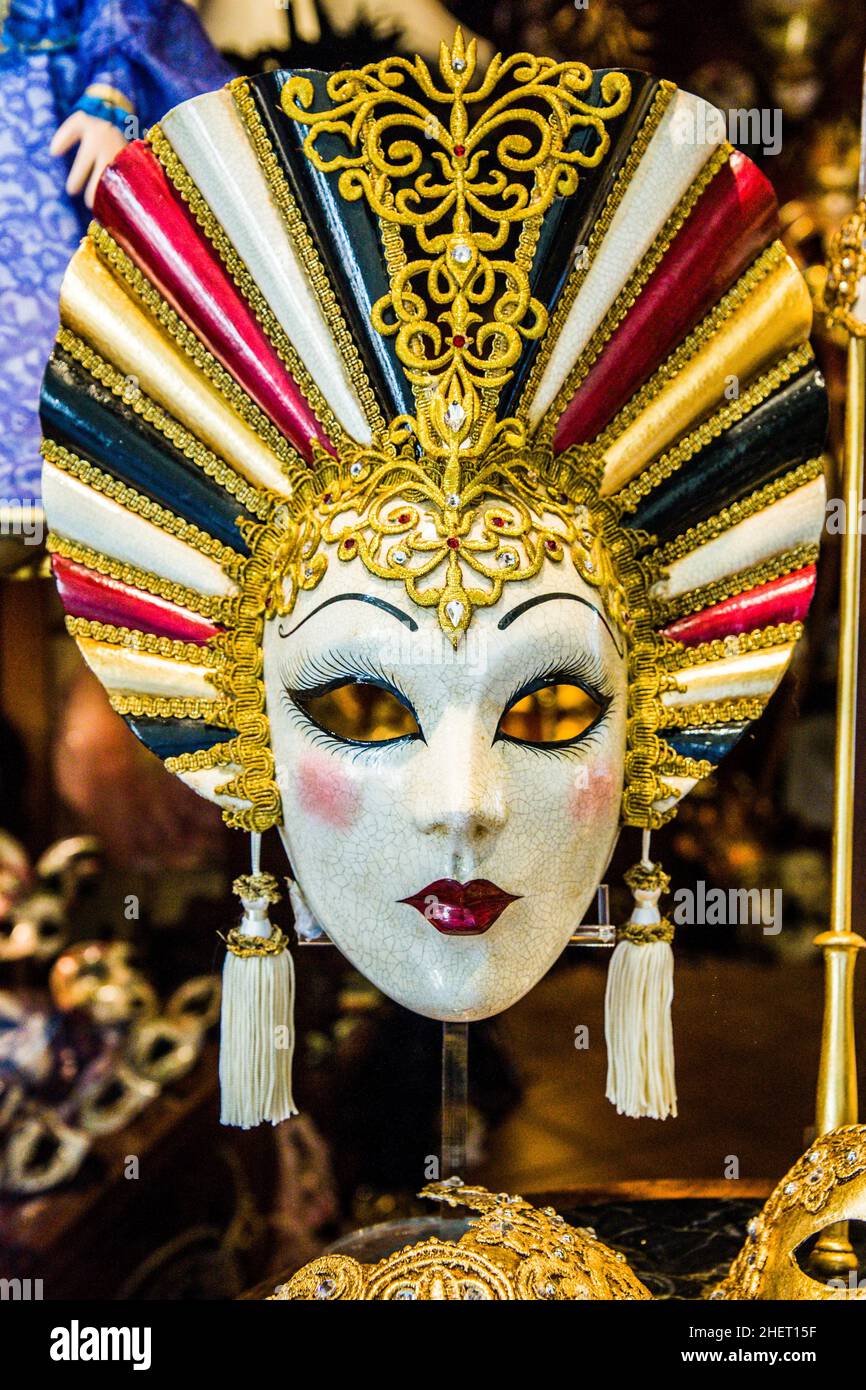 Masks, Venice, lagoon city, Venice, Veneto, Italy Stock Photo - Alamy