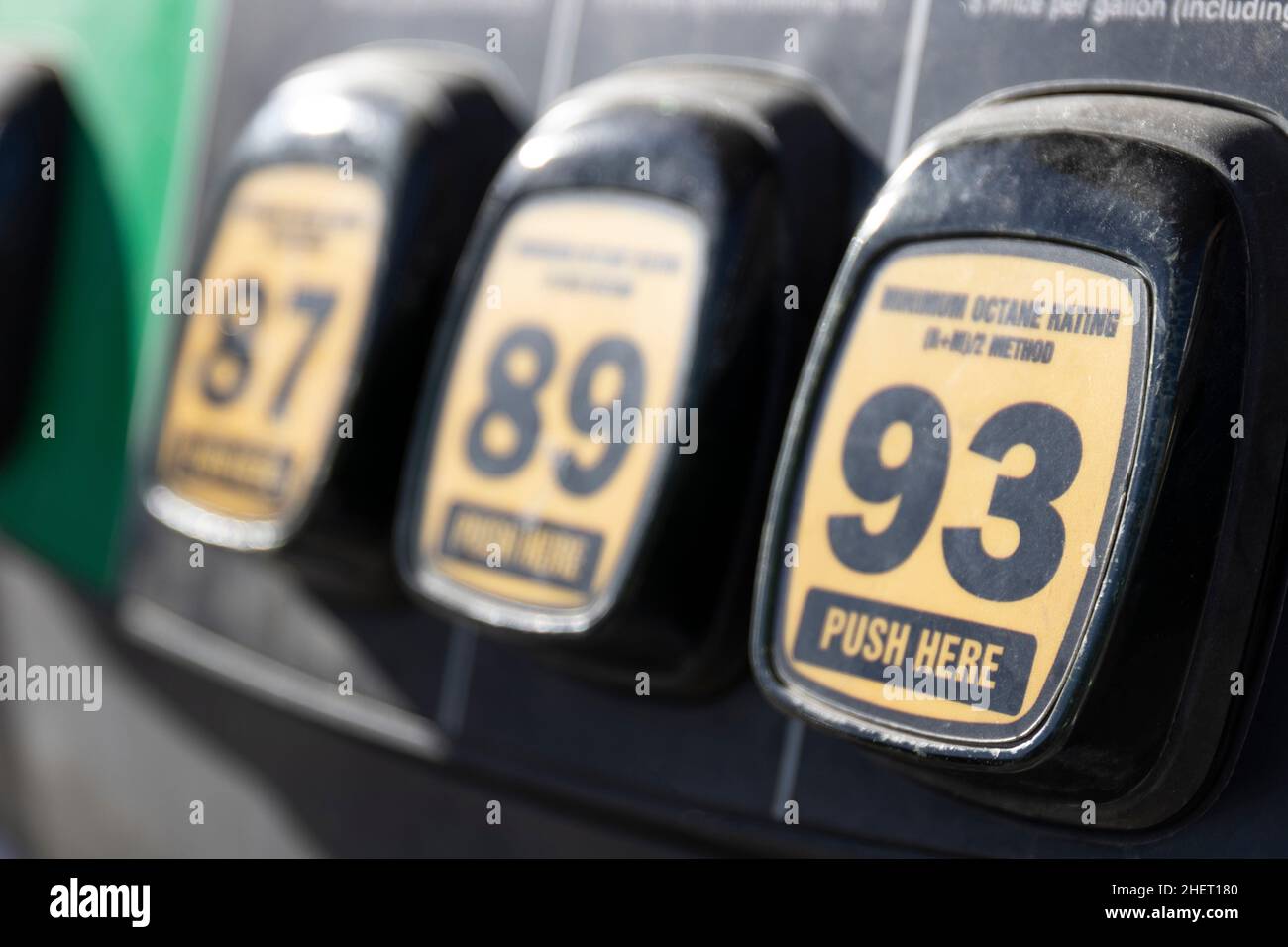 Three gasoline pump hi-res stock photography and images - Alamy
