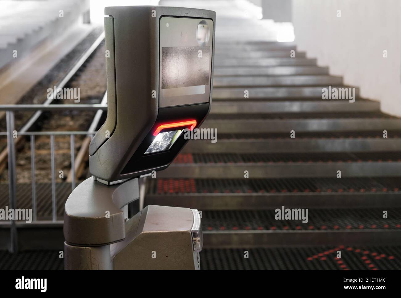 Entry security gate hi-res stock photography and images - Alamy