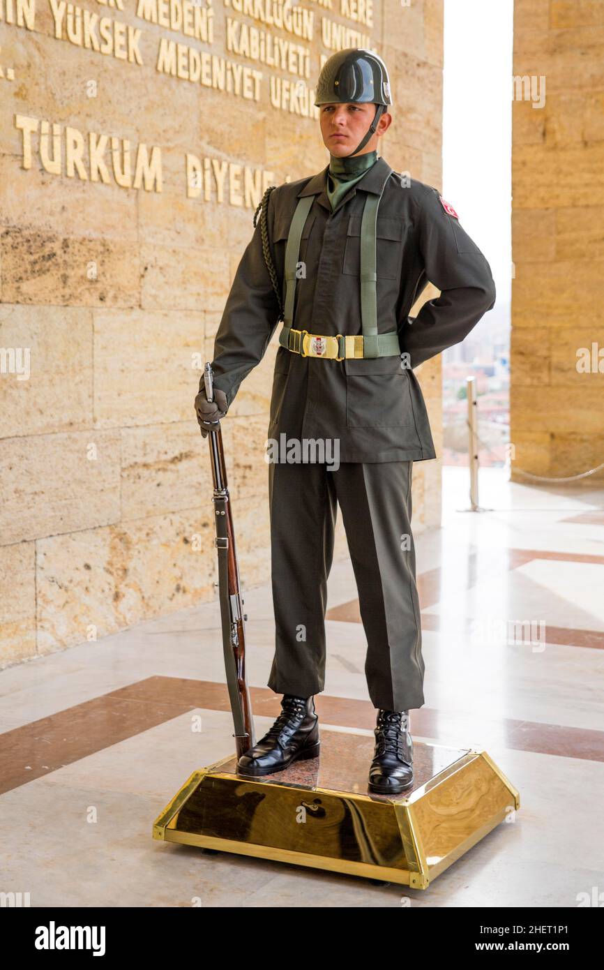 Turkey soldier male guard hi-res stock photography and images - Alamy