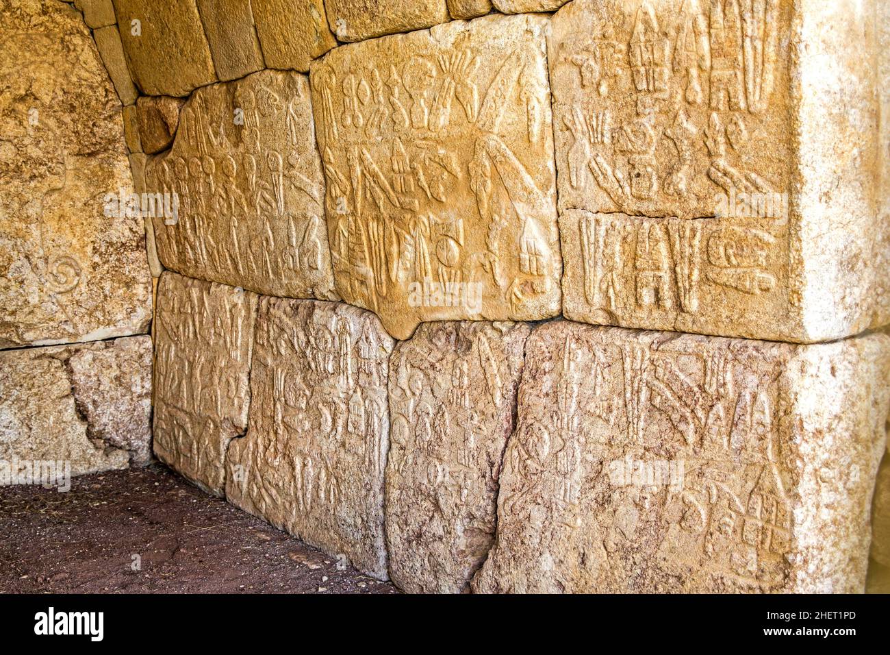 Nisantepe with hieroglyphic writing, Hattusha, ancient capital of the ...