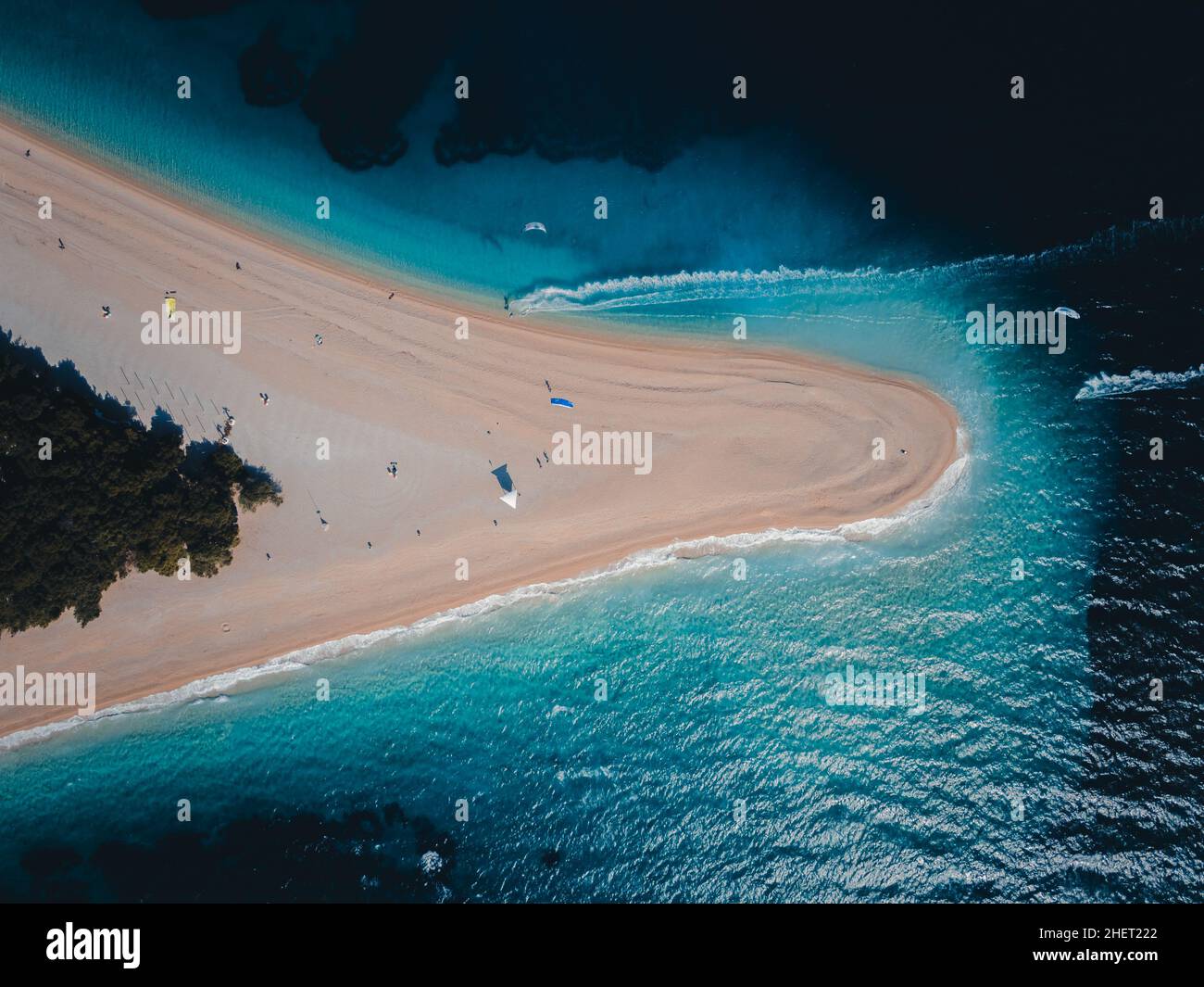 Famous Spit of land in Croatia Stock Photo - Alamy