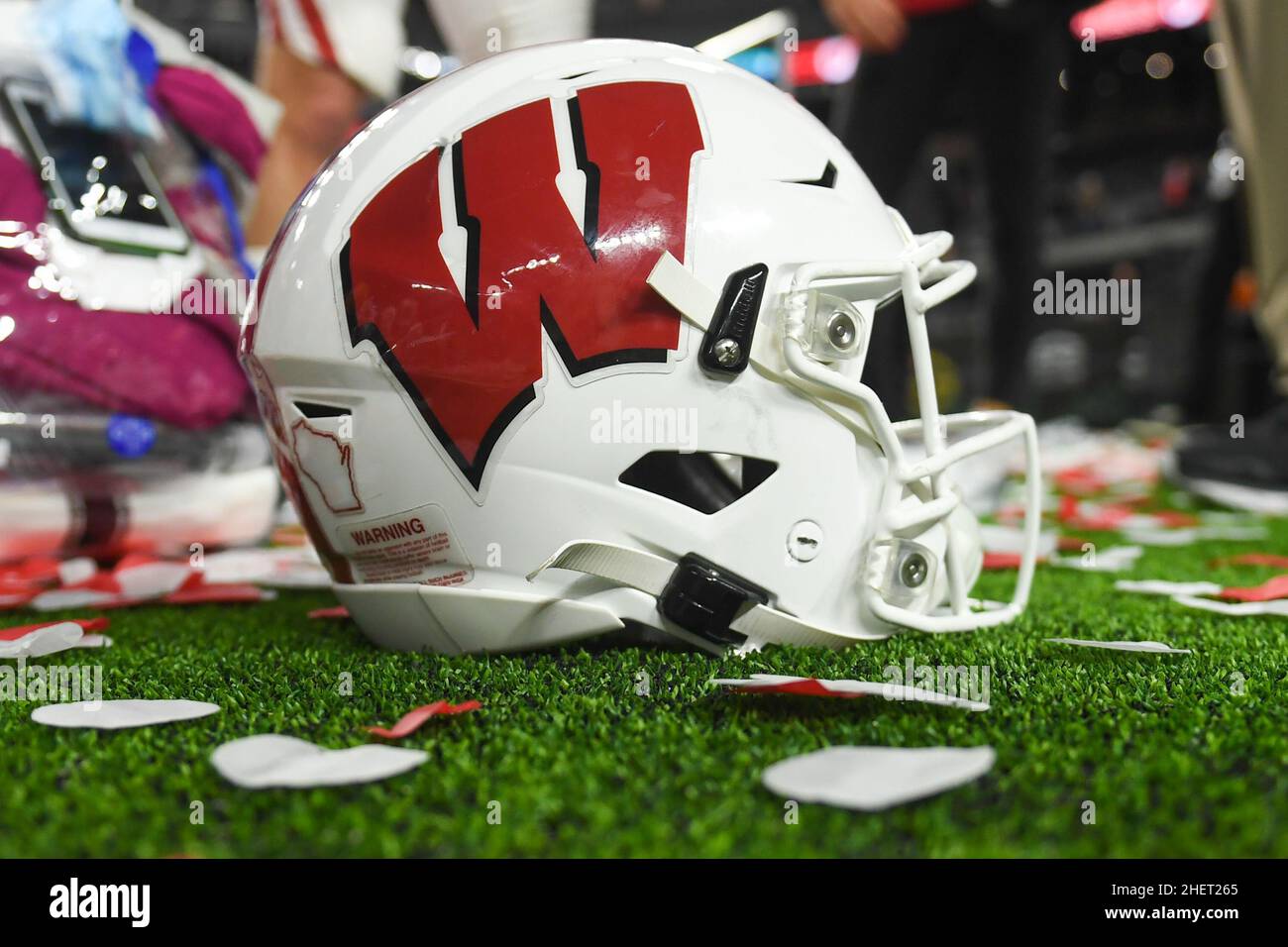 Wisconsin badgers helmet hi-res stock photography and images - Alamy