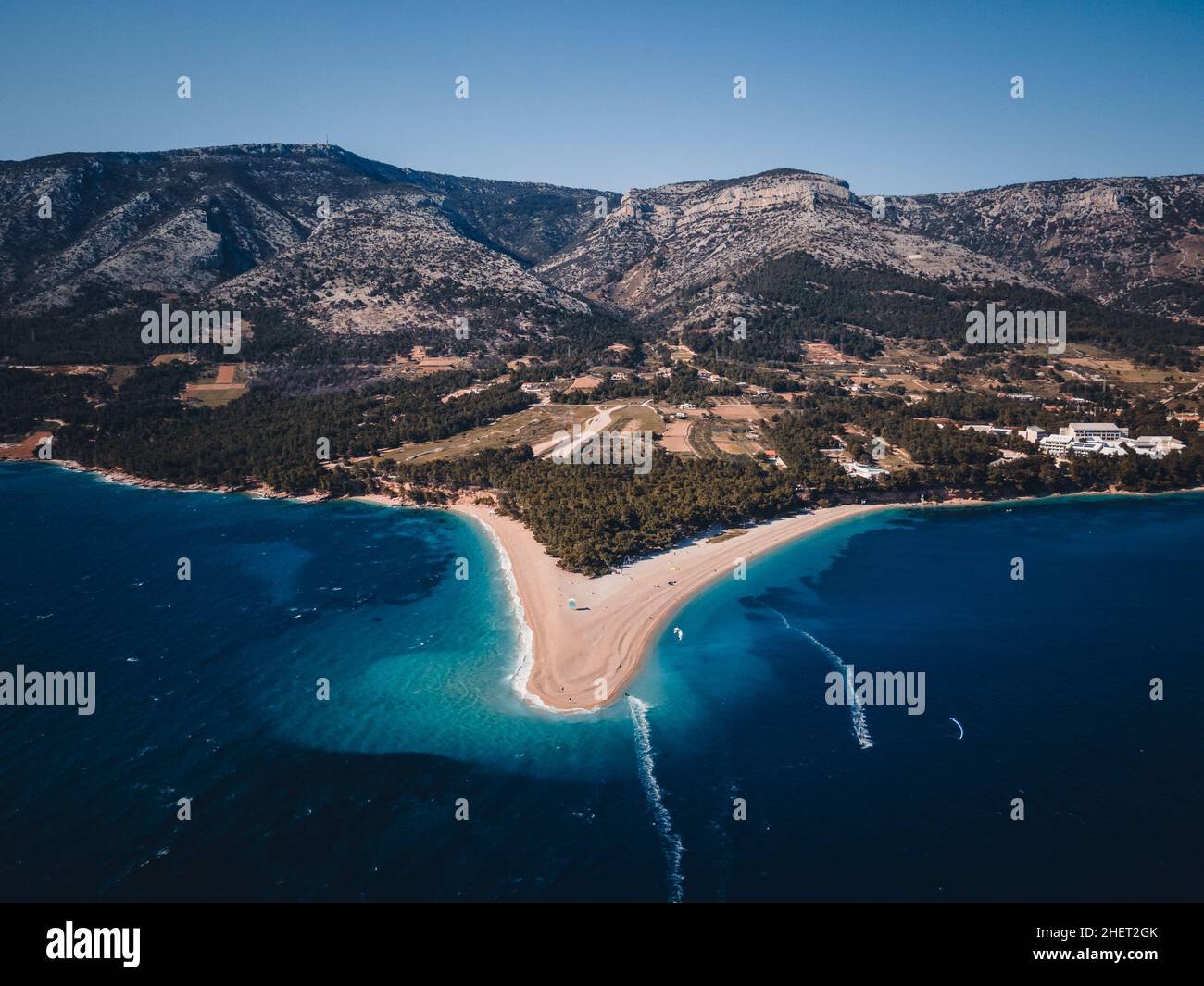 Zlatni rat beach hi-res stock photography and images - Alamy