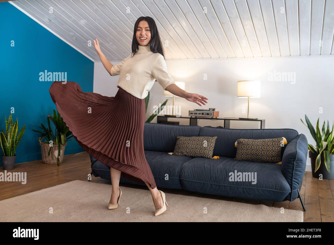 Raised skirt hi-res stock photography and images - Alamy