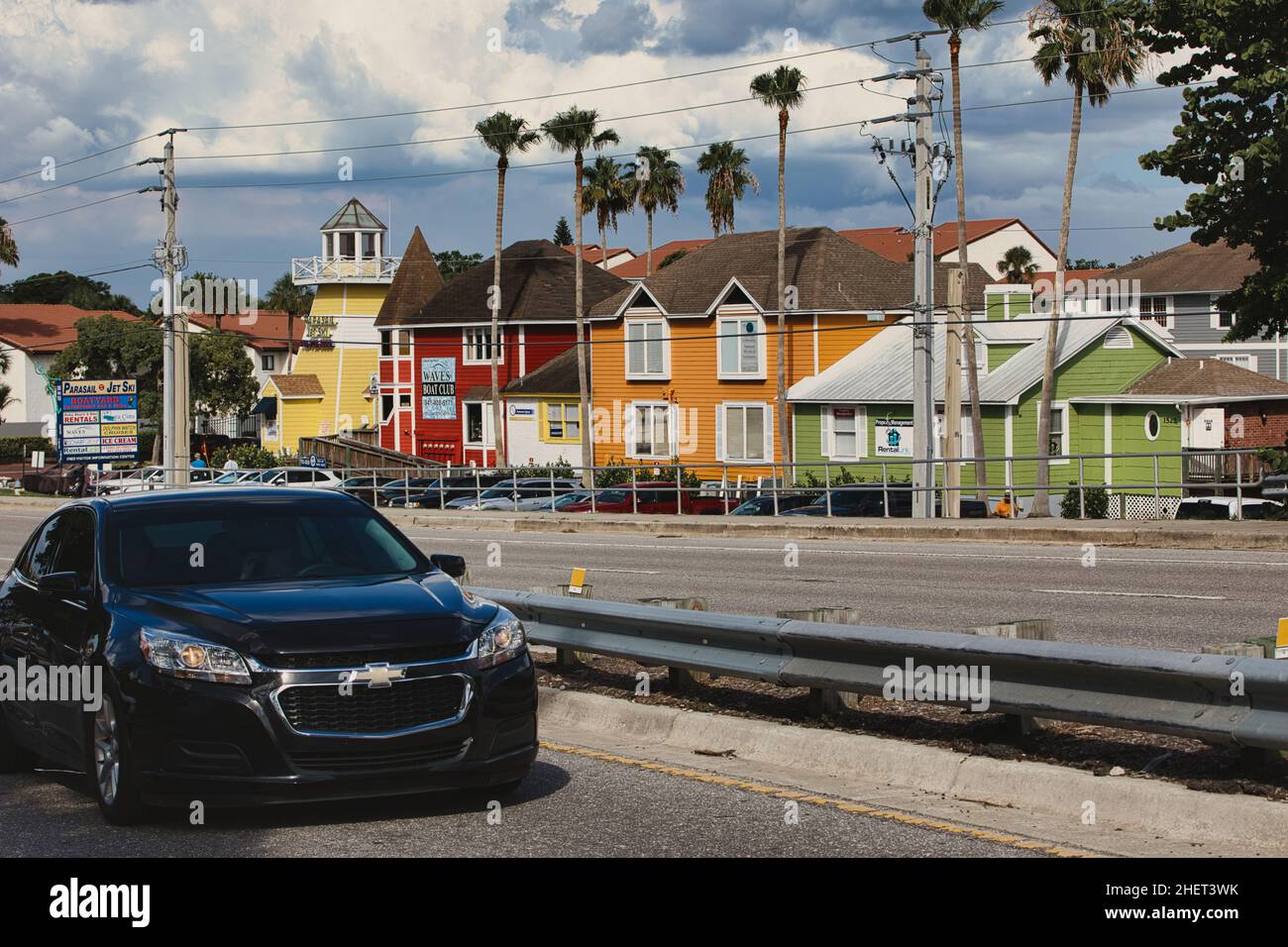 Sarasota, Florida, United States. City aerial view. Sarasota public ...