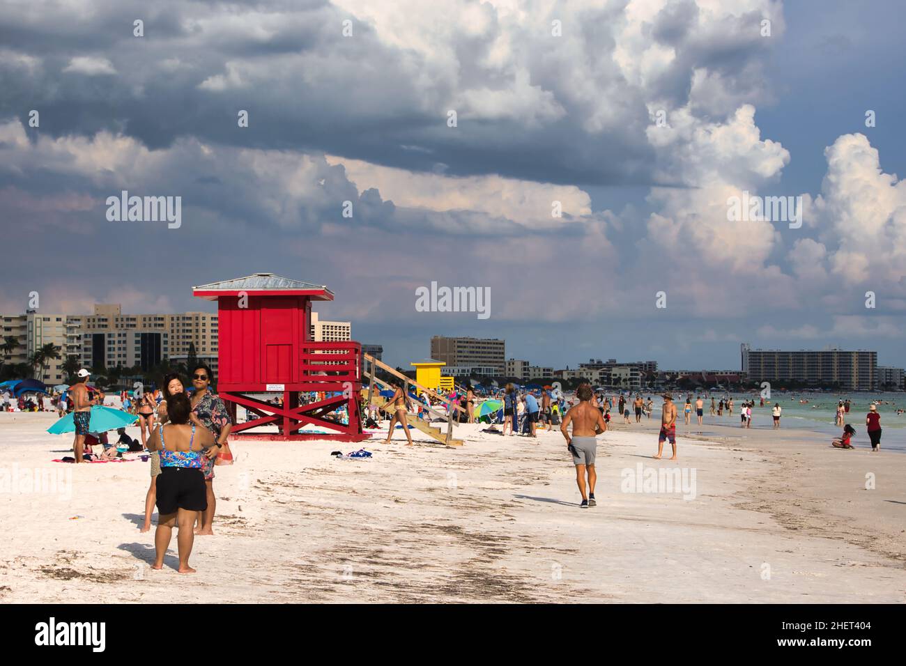 Sarasota, Florida, United States. City aerial view. Sarasota public ...