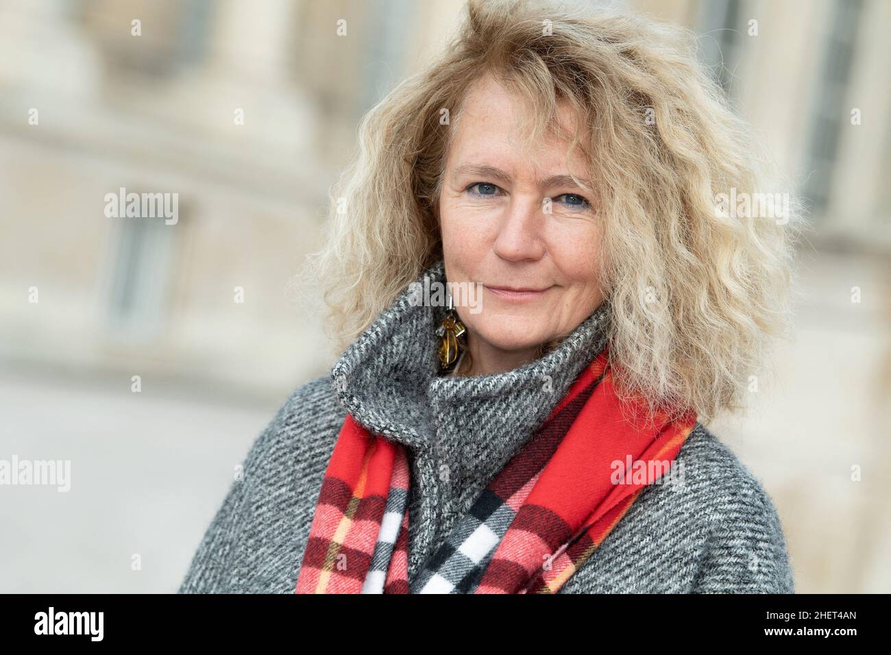 Deputy, Martine Wonner poses at the National Assembly, on November 24 ...