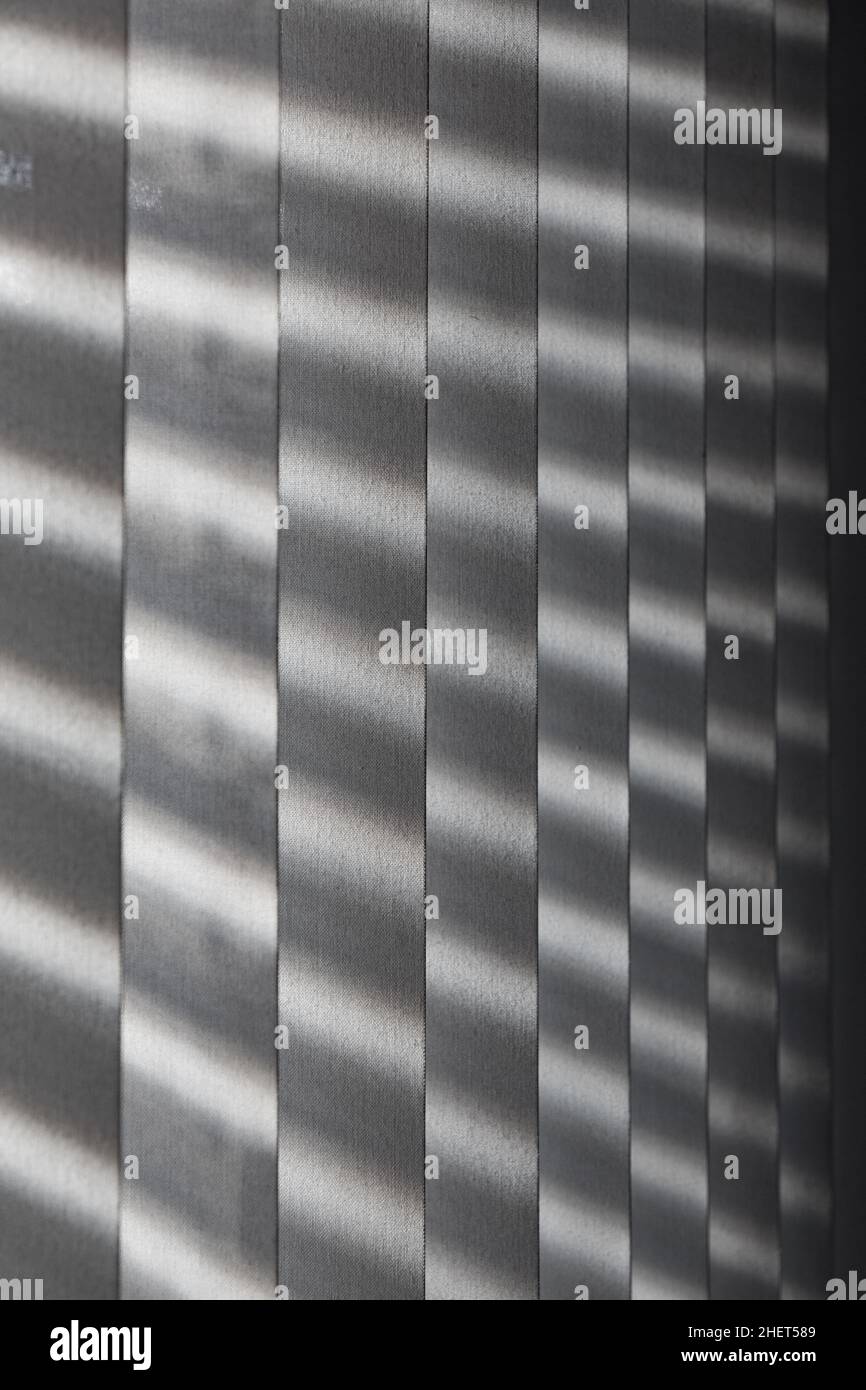 pattern of curtain with shadow gives a harmonic background Stock Photo ...