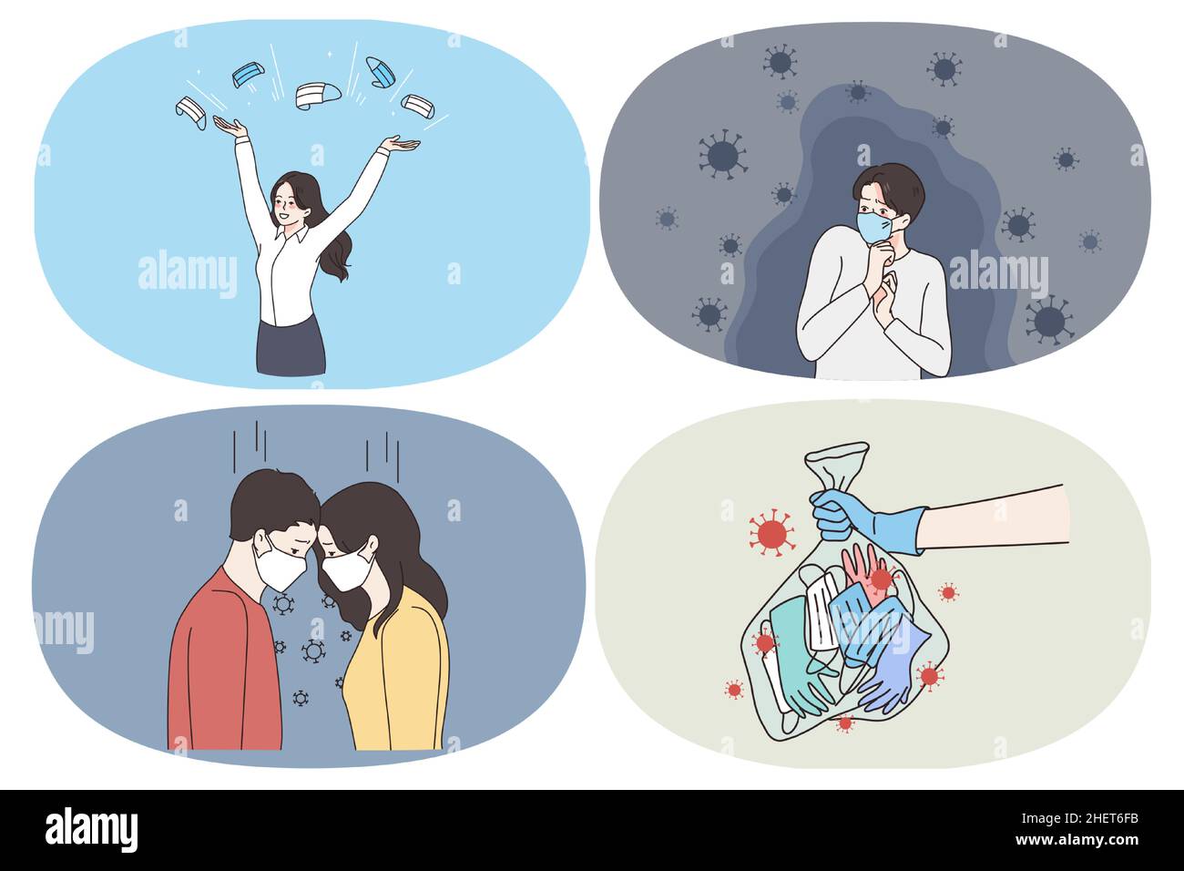 Quarantined man Cut Out Stock Images & Pictures - Alamy