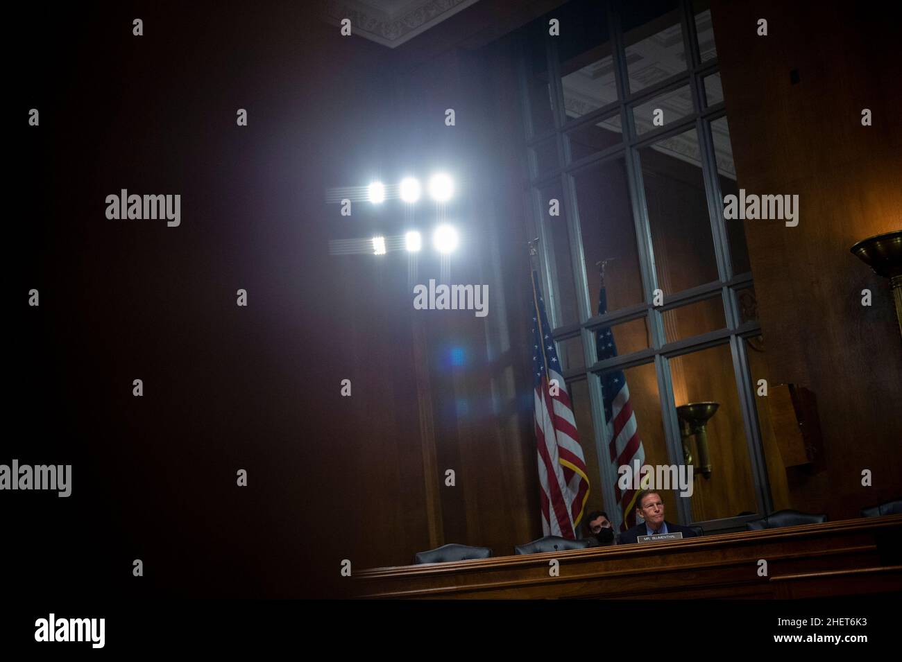 United States Senator Richard Blumenthal (Democrat of Connecticut ...