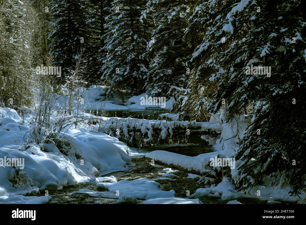 Pristine winter scenery hi-res stock photography and images - Alamy
