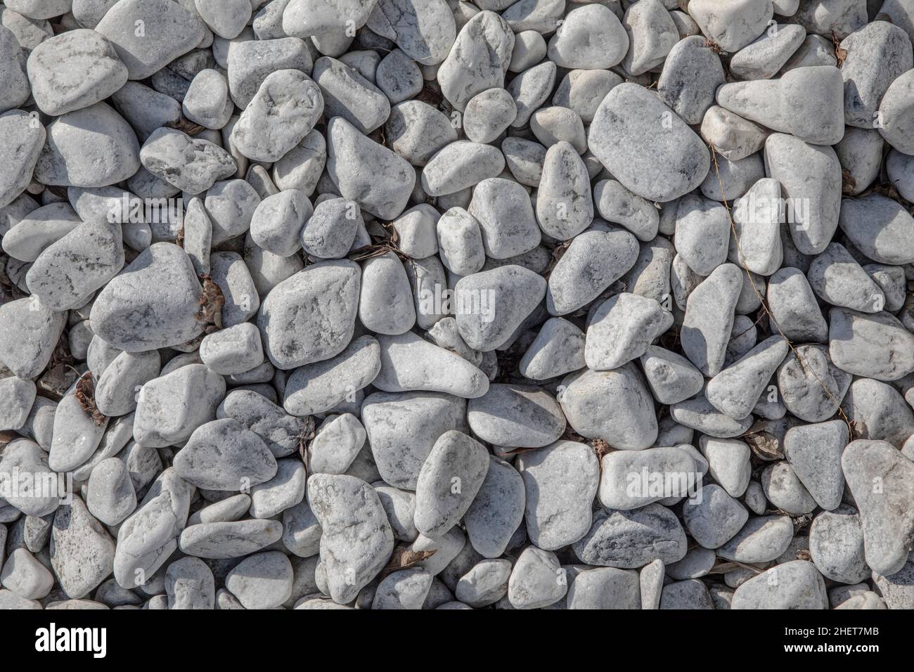 background of white washed pebble stones Stock Photo - Alamy