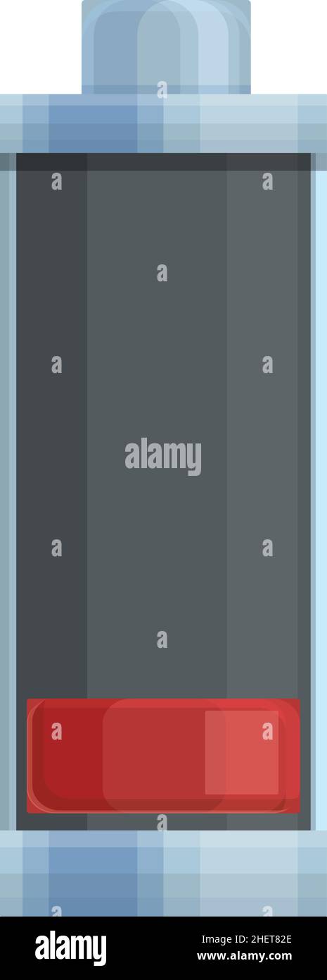 Low new battery icon cartoon vector. Level battery. Full electric Stock ...