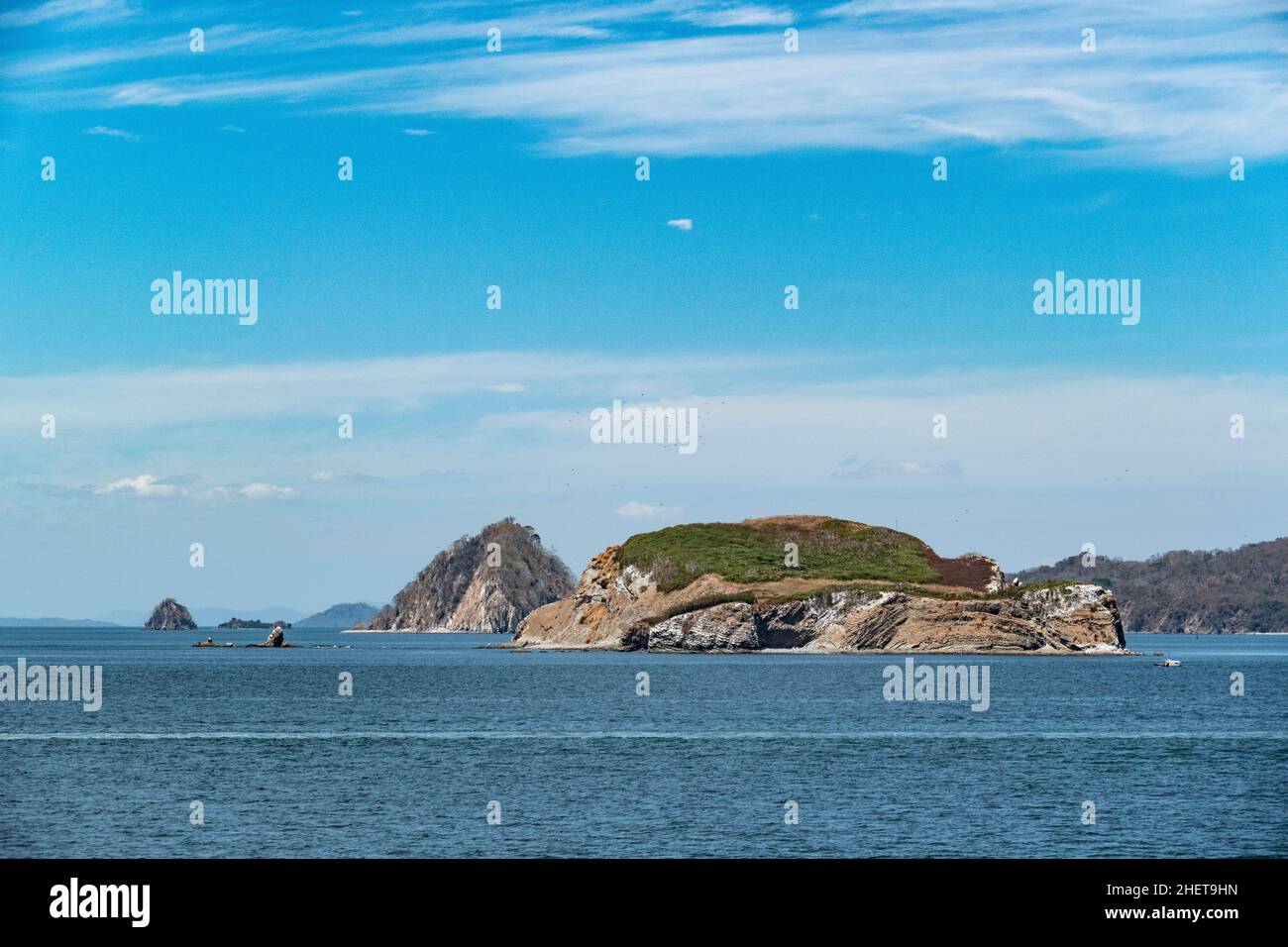 Costa Rica, Puntarenas, On the ferry from Paquera to Puntarenas under ...