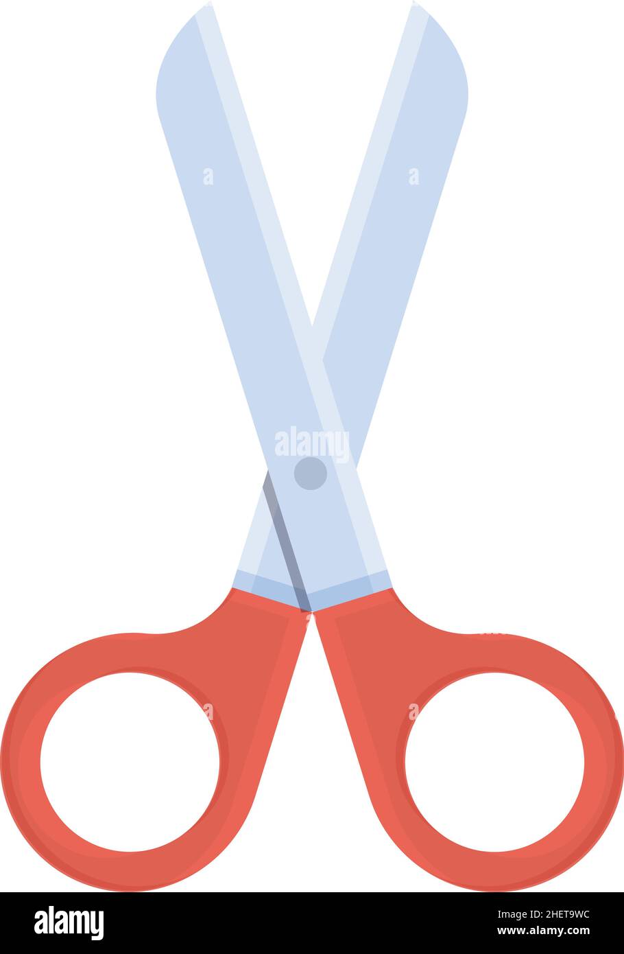School scissors icon cartoon vector. Paper office. Case scissor Stock ...