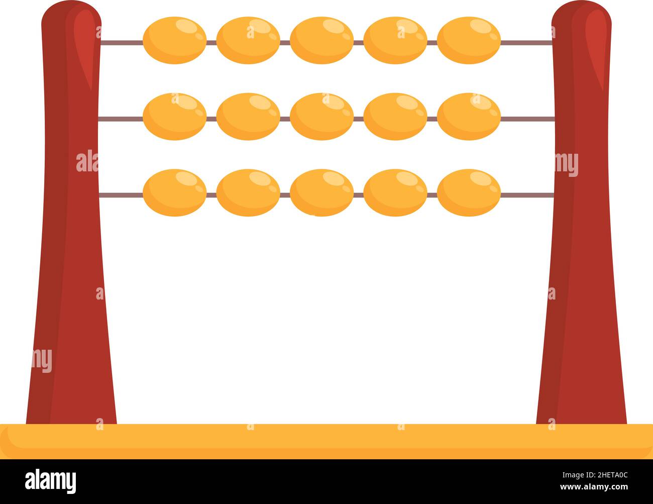 Kid abacus icon cartoon vector. Abacus math. Kid mathematics Stock ...