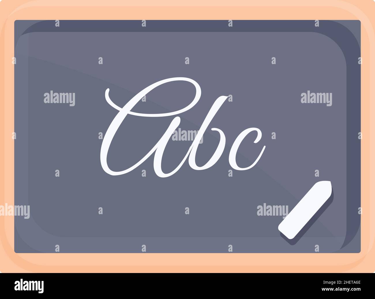 School abc board icon cartoon vector. Kid study. Child education Stock ...