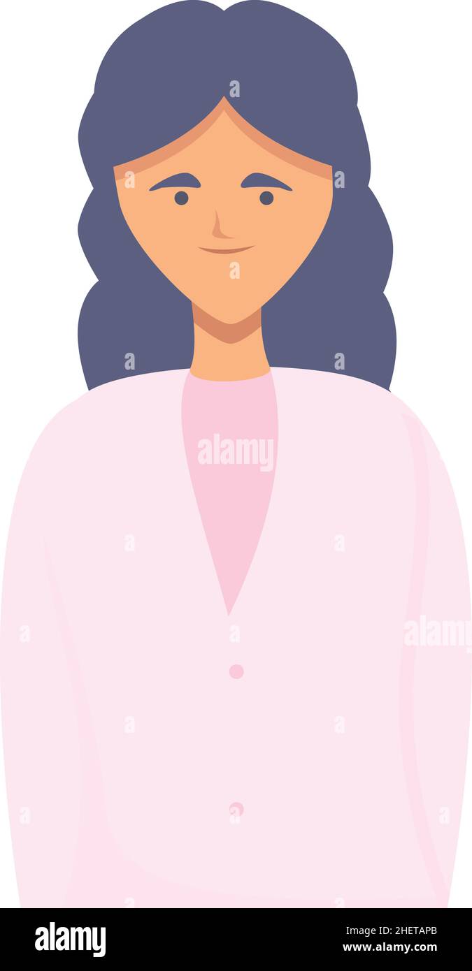 Patient nurse icon cartoon vector. Doctor care. Help female Stock ...