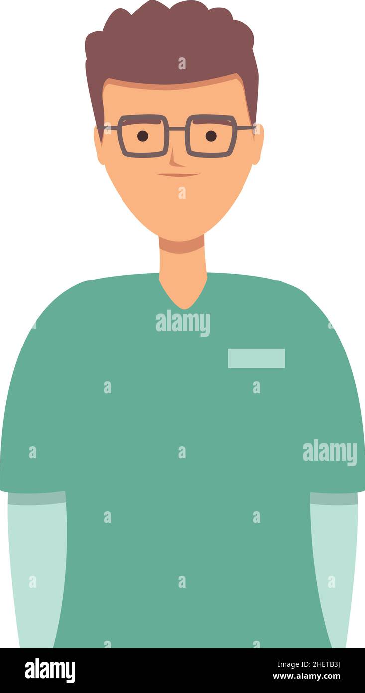 Student nurse icon cartoon vector. Doctor care help. Female clinic ...