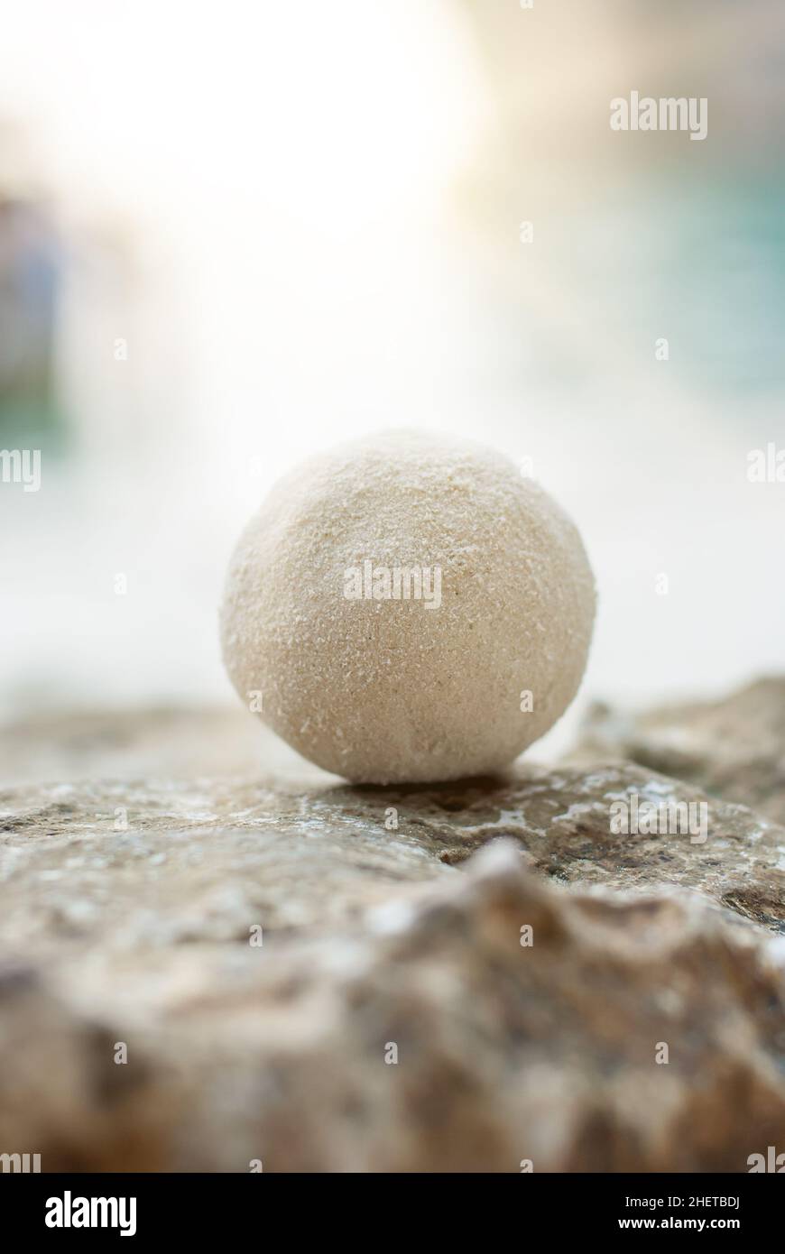 Sand ball on summer tropical sunny beach. Exotic vacation Stock Photo ...