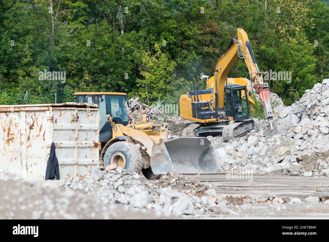 Hydraulic hammer machine hi-res stock photography and images - Alamy