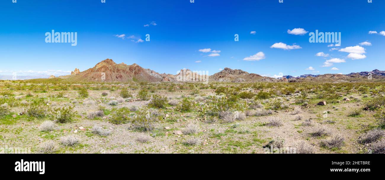 scenic landscape of Route 66 near Oatman Stock Photo - Alamy