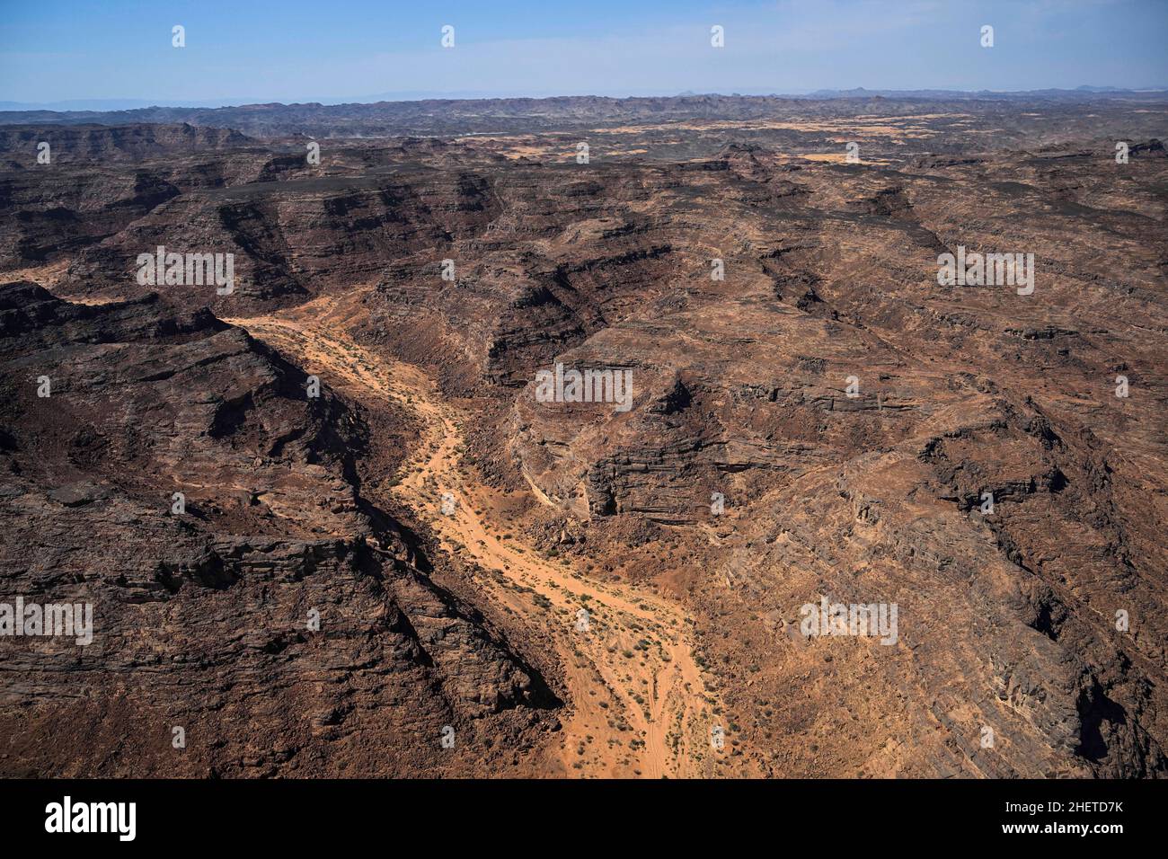 Bisha, Saudi Arabia, January 12th 2022, Landscape during the Stage 10 ...