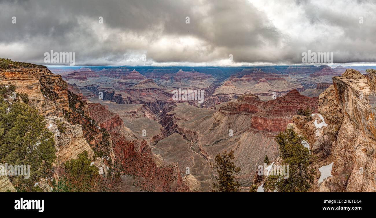 Panorama sunset grand canyon hi-res stock photography and images - Alamy