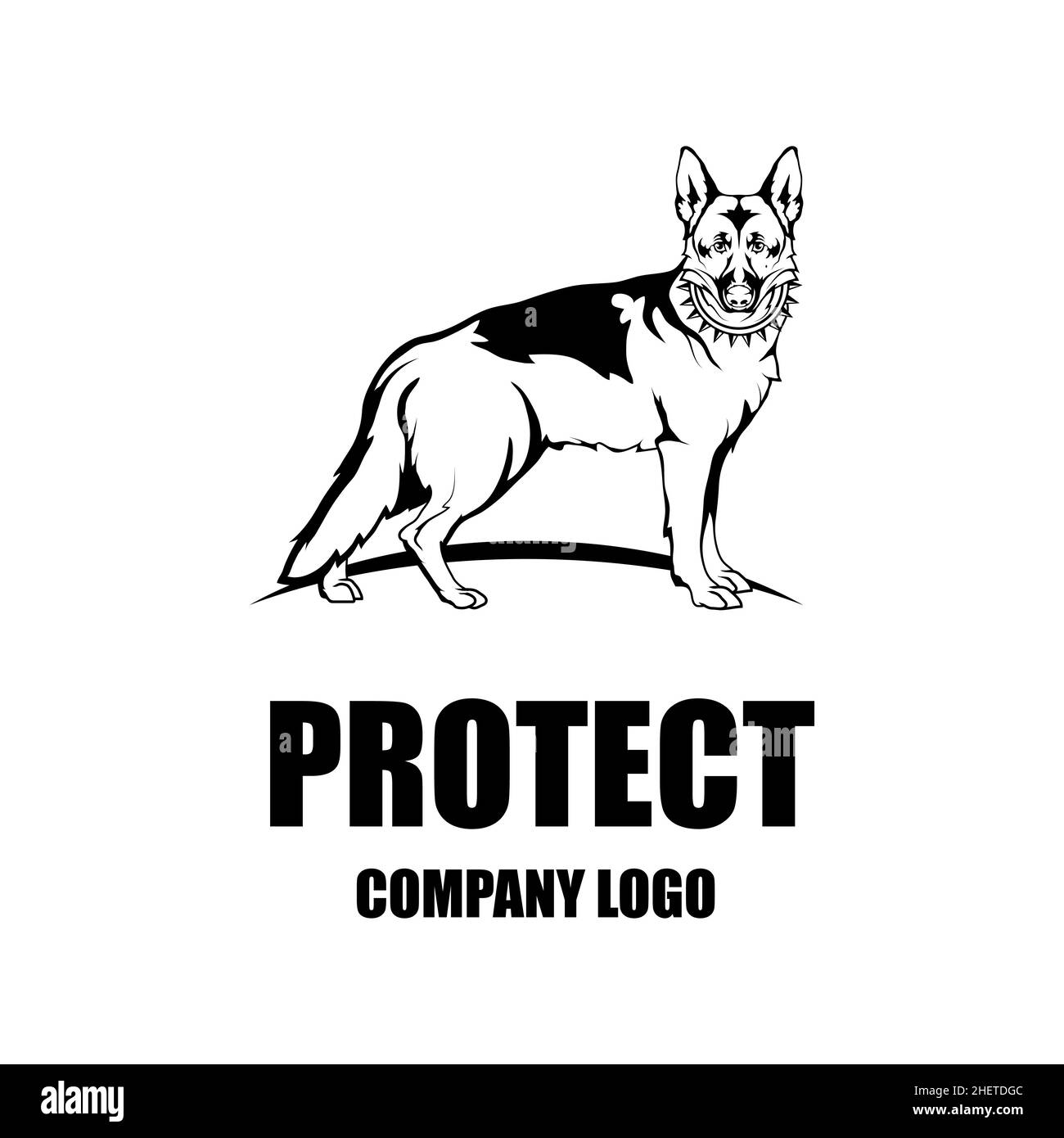 German Shepherd Logo Design