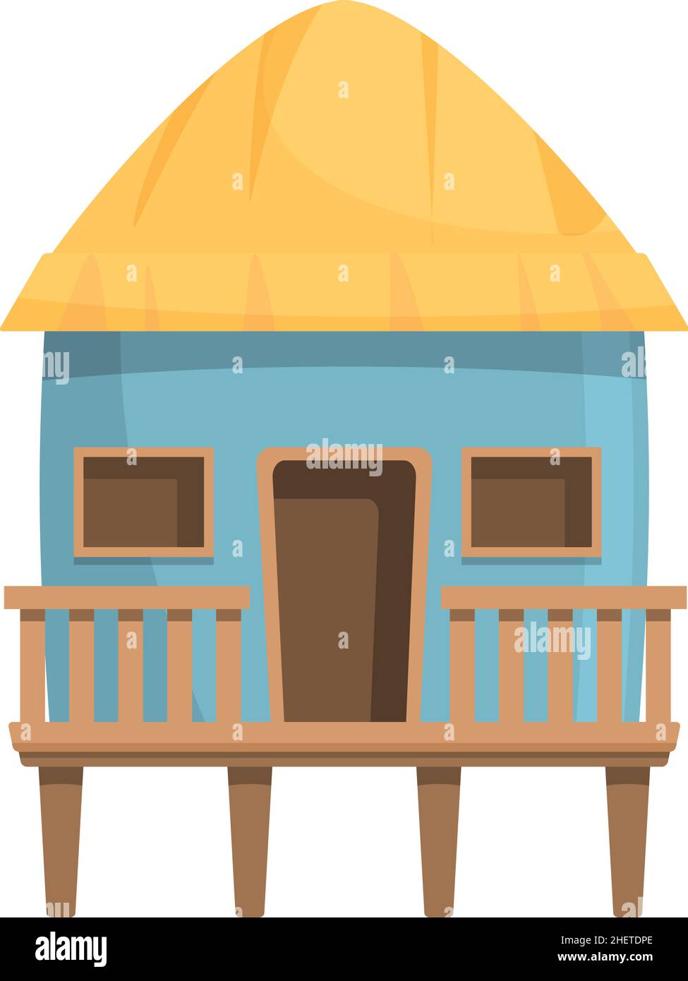 Straw beach hut bar Cut Out Stock Images & Pictures - Alamy