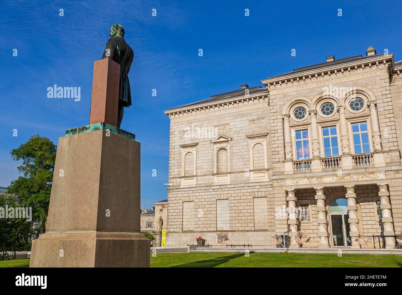 William Dargan Statue, National Gallery of Ireland, Dublin City, County ...