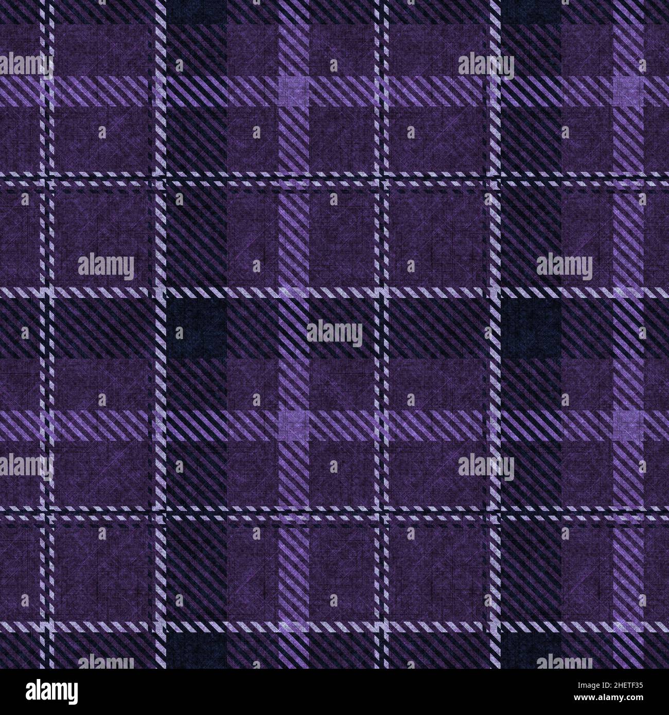 Purple color woven tartan texture background. Seamless gothic masculine ...